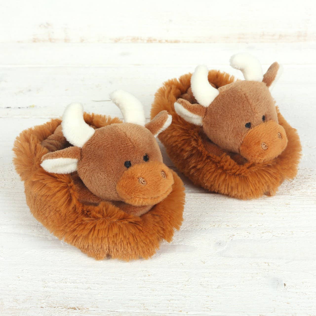 Highland Cow Baby House Slippers – Sycamore Valley Farms