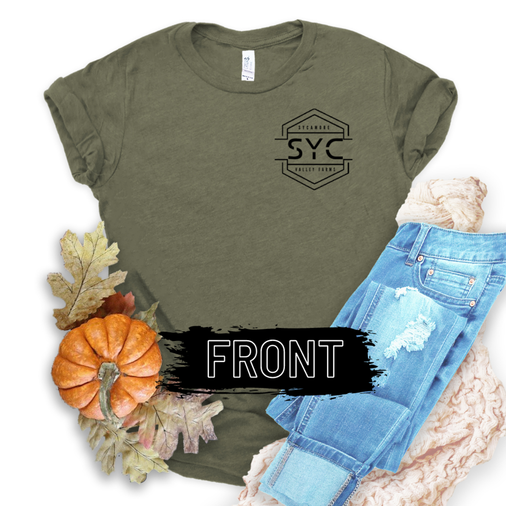 SVF OLIVE GREEN T-SHIRT – Sycamore Valley Farms